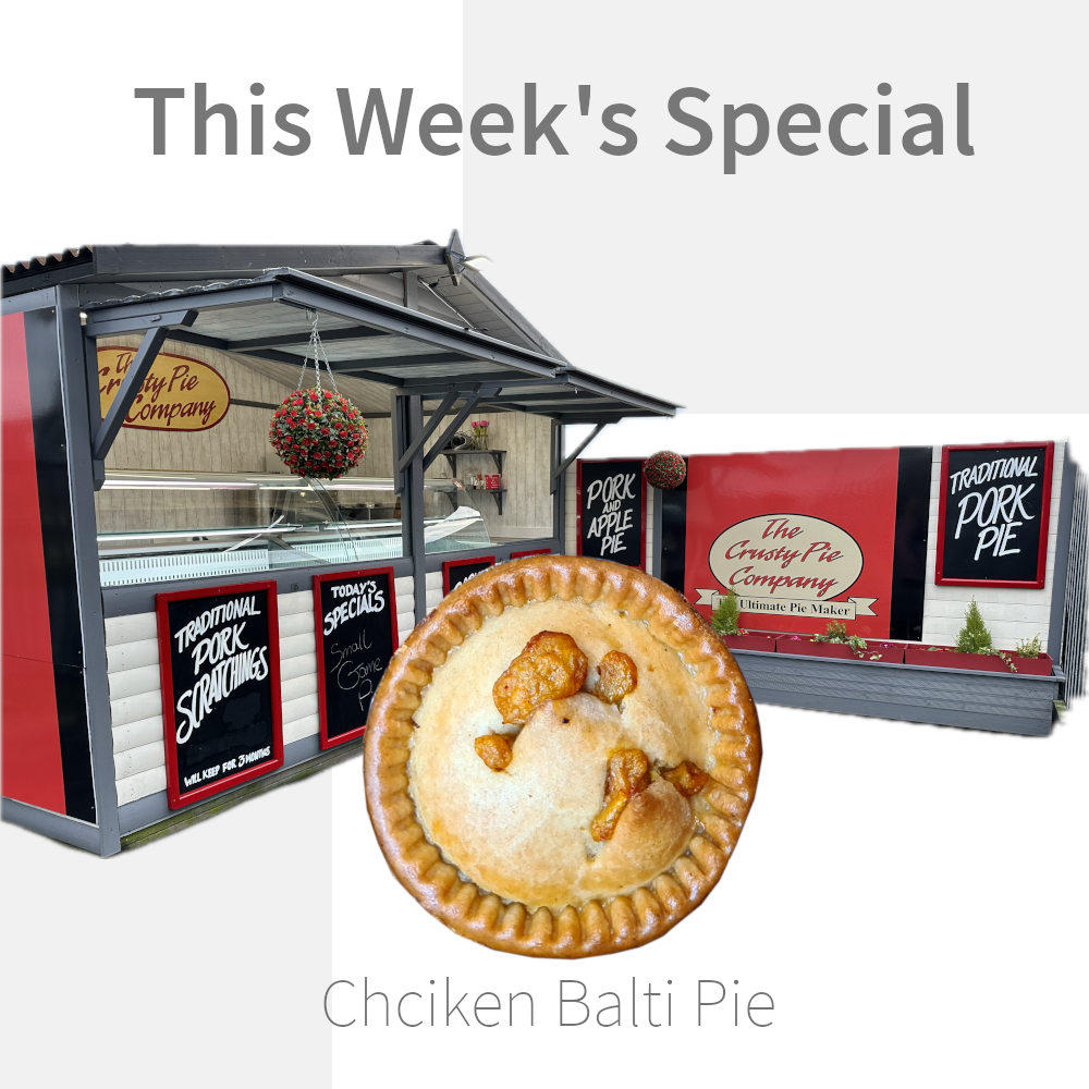 This Week's Pie Chalet Special - Chicken Balti Pie | The Crusty Pie Company