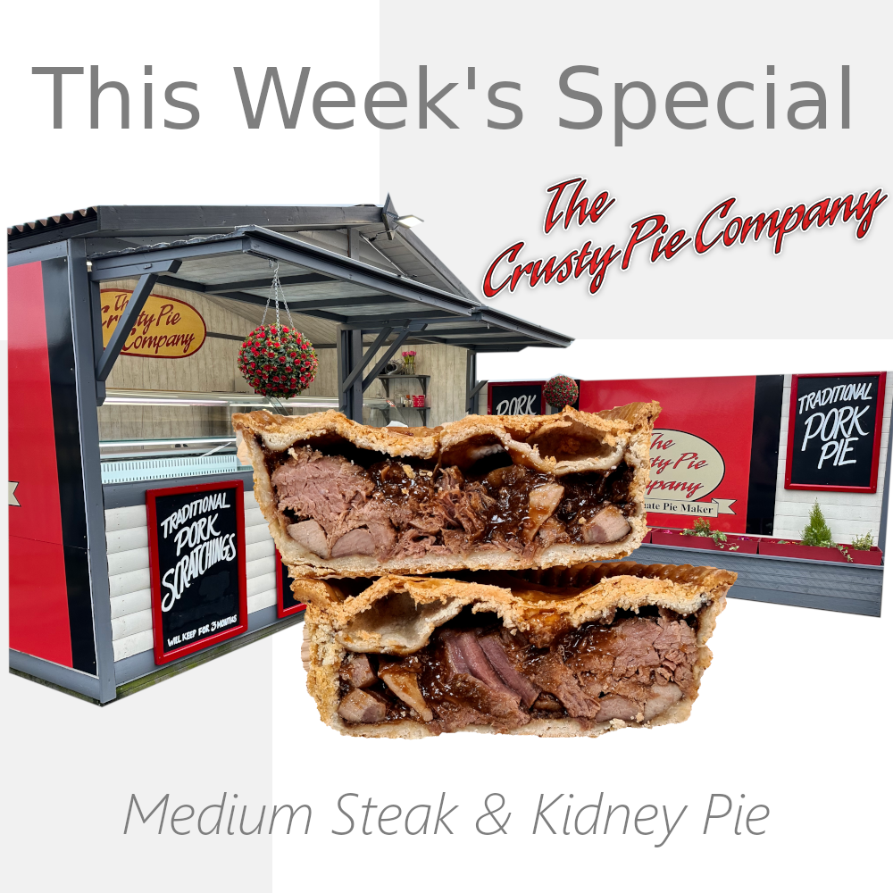 This Week's Pie Chalet Special - Steak & Kidney Pie | The Crusty Pie ...
